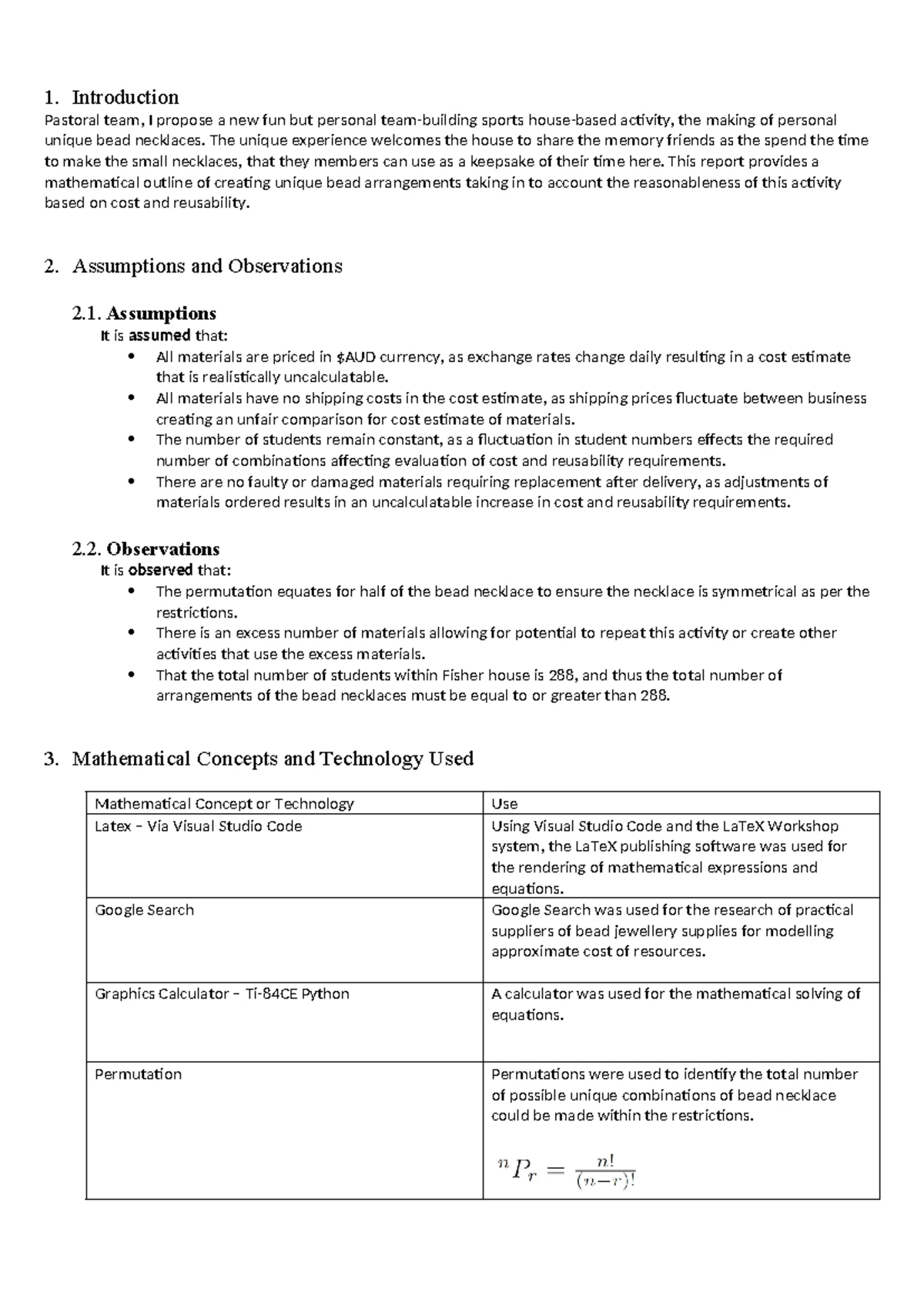 QEP 2019 YR11 SPEC U2B P1 - Specialist Mathematics Unit 2 Practice Exam ...