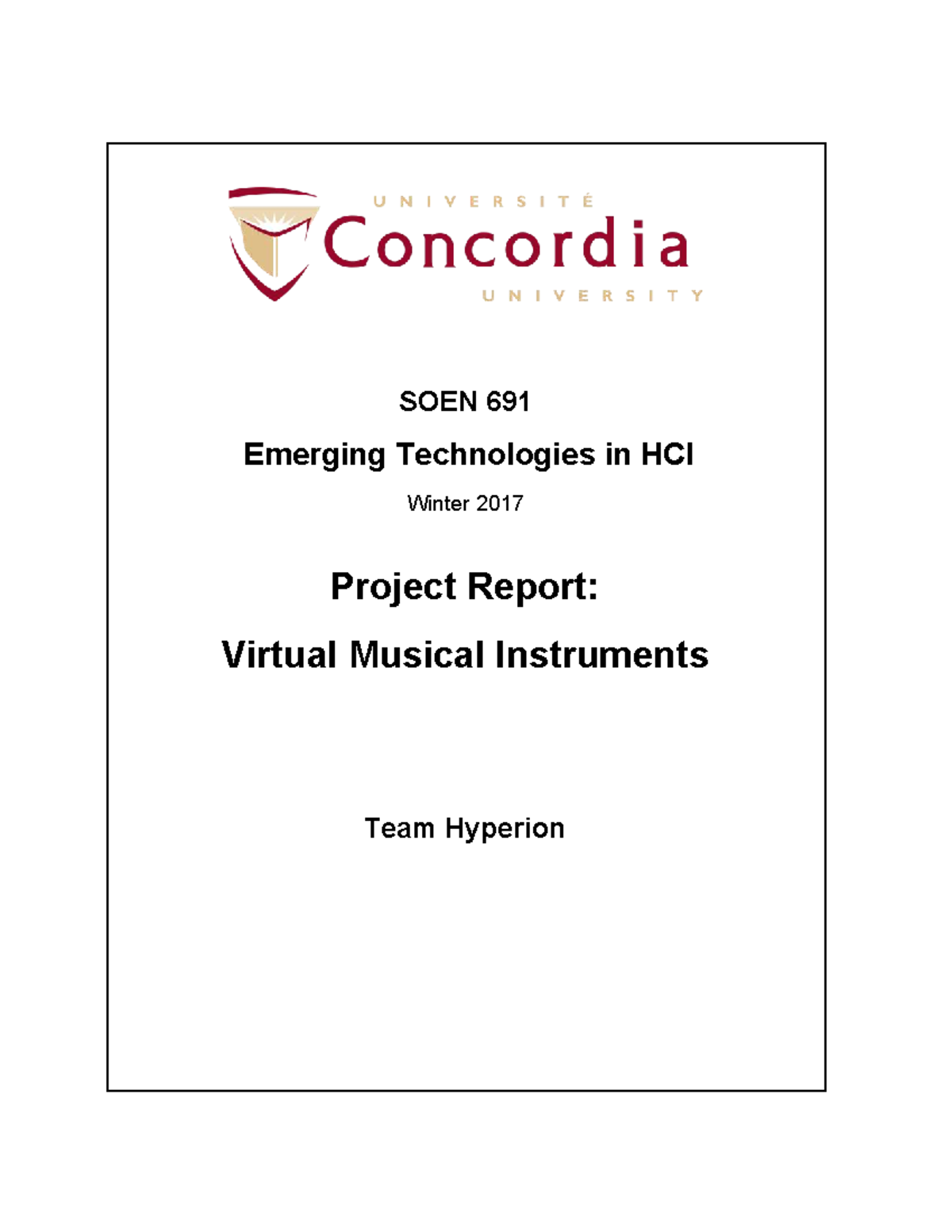 SOEN 691 Project Report: Gesture-Based Virtual Musical Instruments ...