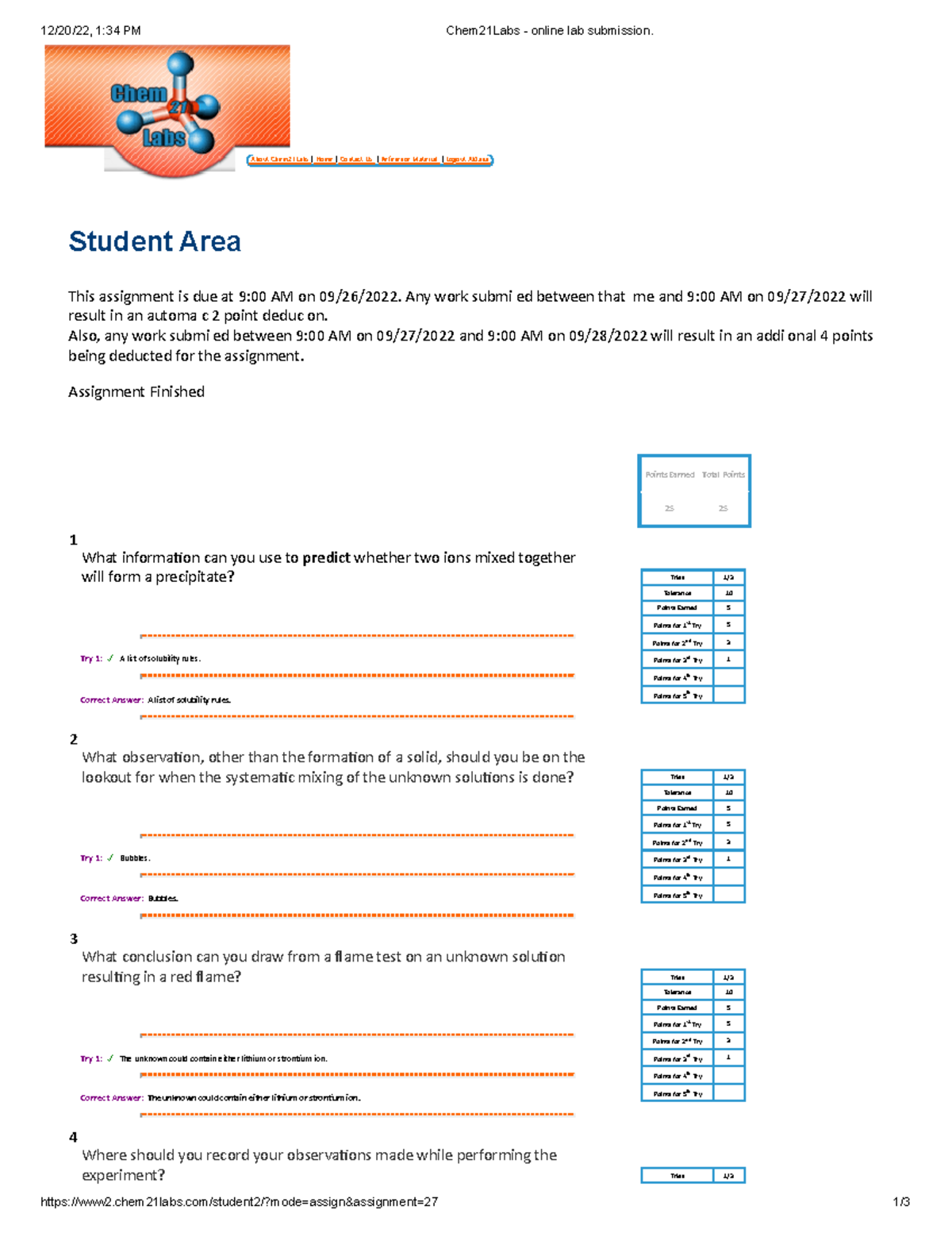 Experiment 4 MC Pre-Lab Quiz Submission Overview - Studocu