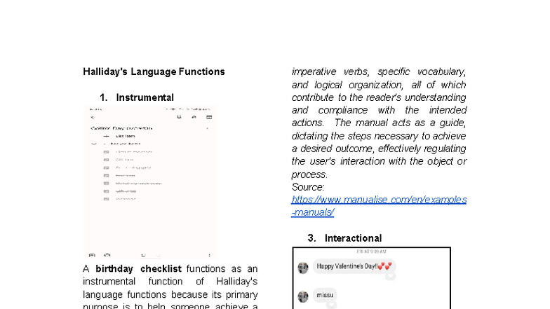 Halliday's Language Functions: Understanding Instrumental, Regulatory ...