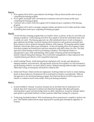 D354 Task 2 Guide - D354: Talent Acquisition Task 2 Completion Guide ...