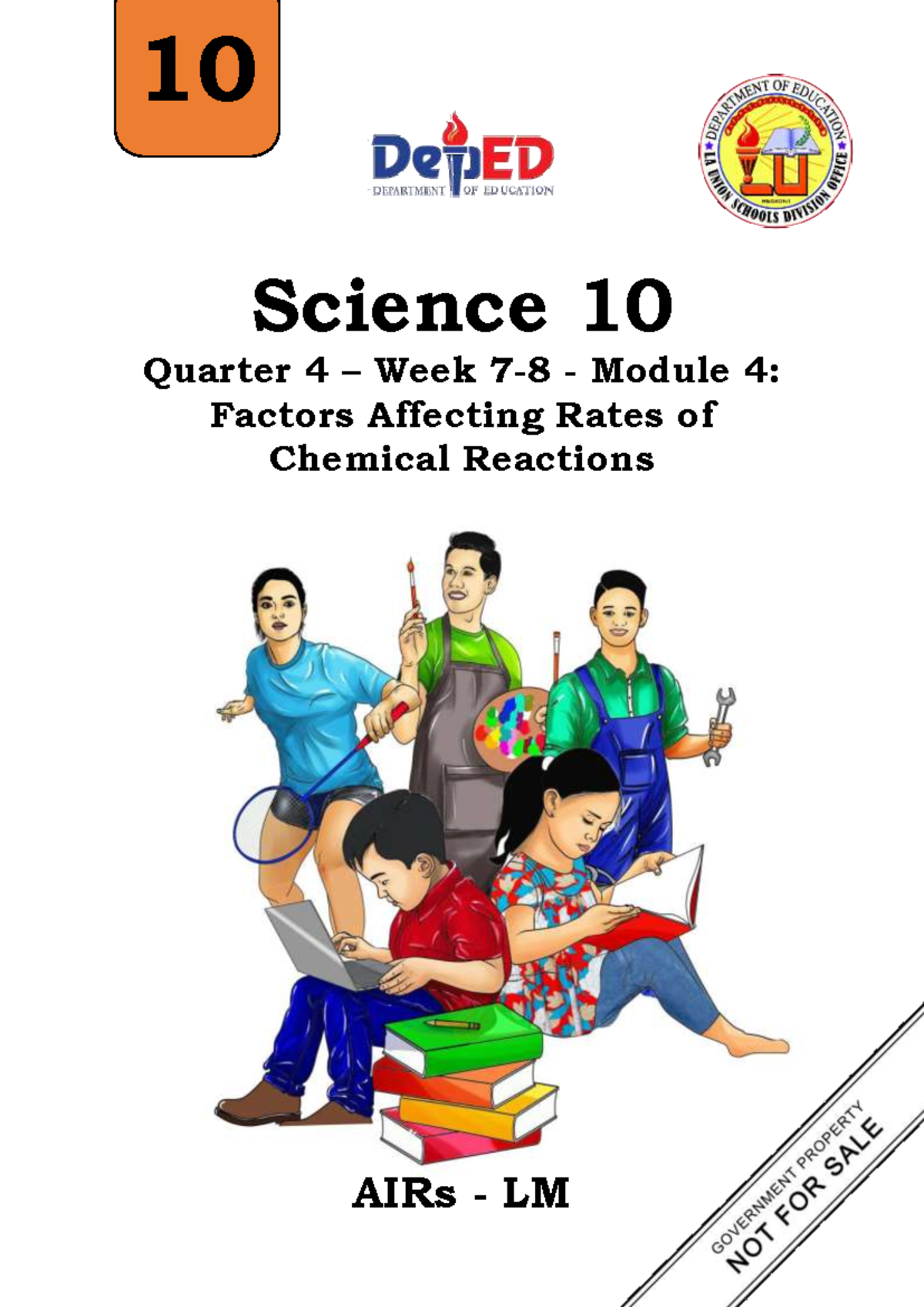 Module 4 - Science 10: Factors Influencing Chemical Reaction Rates ...