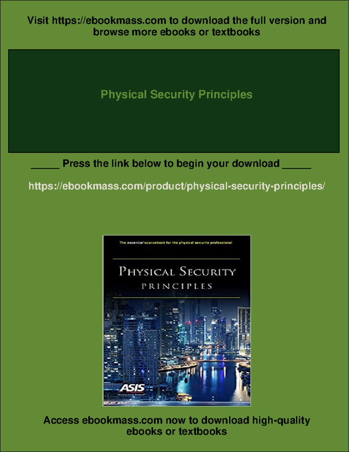 1102 - Physical security principles ready for a quick read at - Studocu