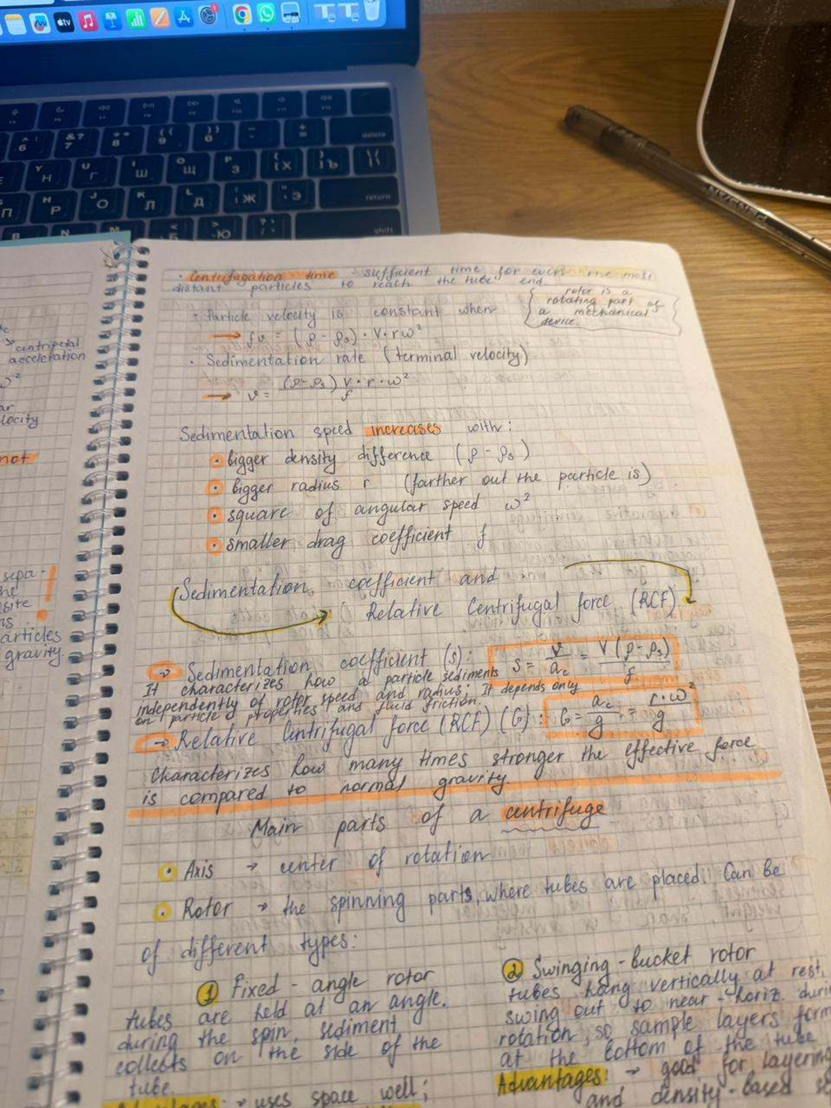 Centrifugation Principles and Particle Sedimentation (PS) - Studocu