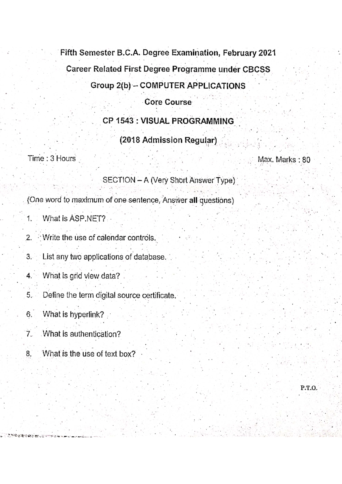 Visual Programming - Computer Science - Studocu