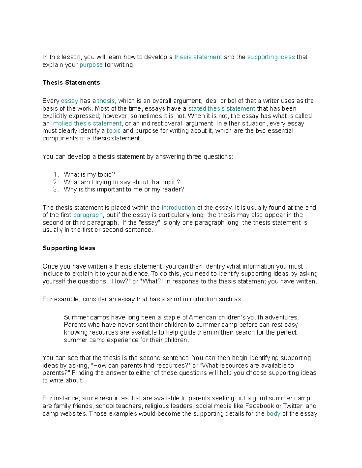 Identifying Types of Definitions - Identifying Types of Definitions Learning Objectives ...
