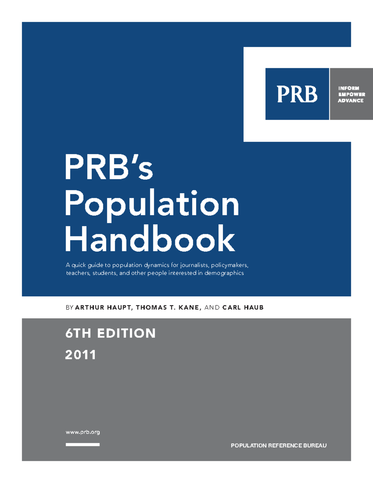 Population Handbook (6th Ed) - A Guide to Demographics and Dynamics ...