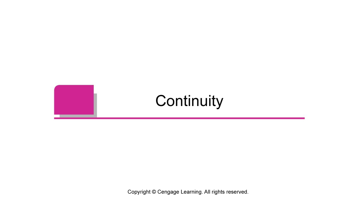 Continuity and Discontinuity Examples - Math 101 Notes - Studocu