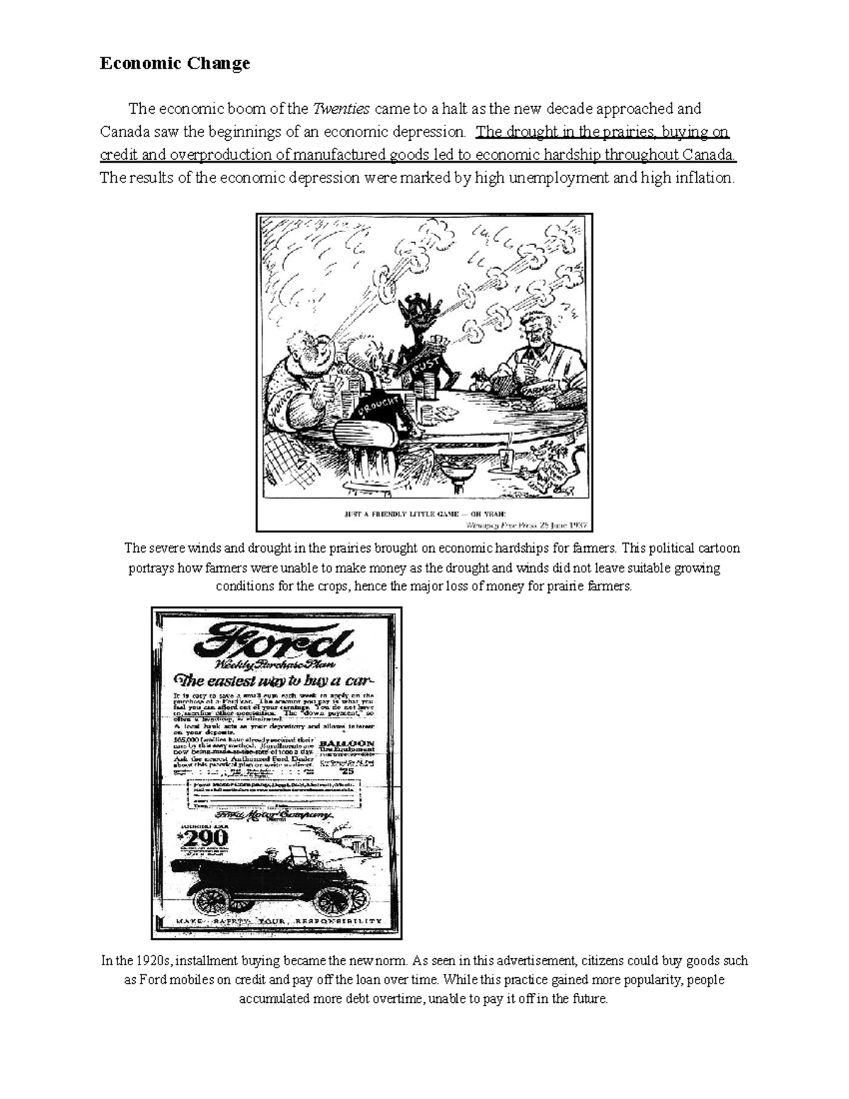 Economic Change: The 1920s Boom and Its Aftermath - History Photo Essay ...