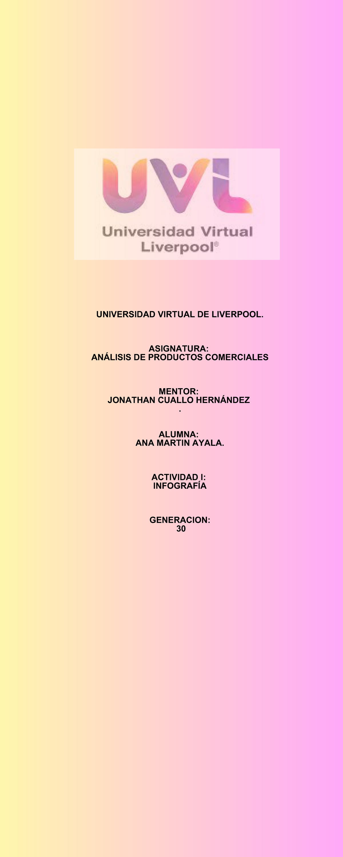Actividad 1 Infografia - UNIVERSIDAD VIRTUAL DE LIVERPOOL. ASIGNATURA ...