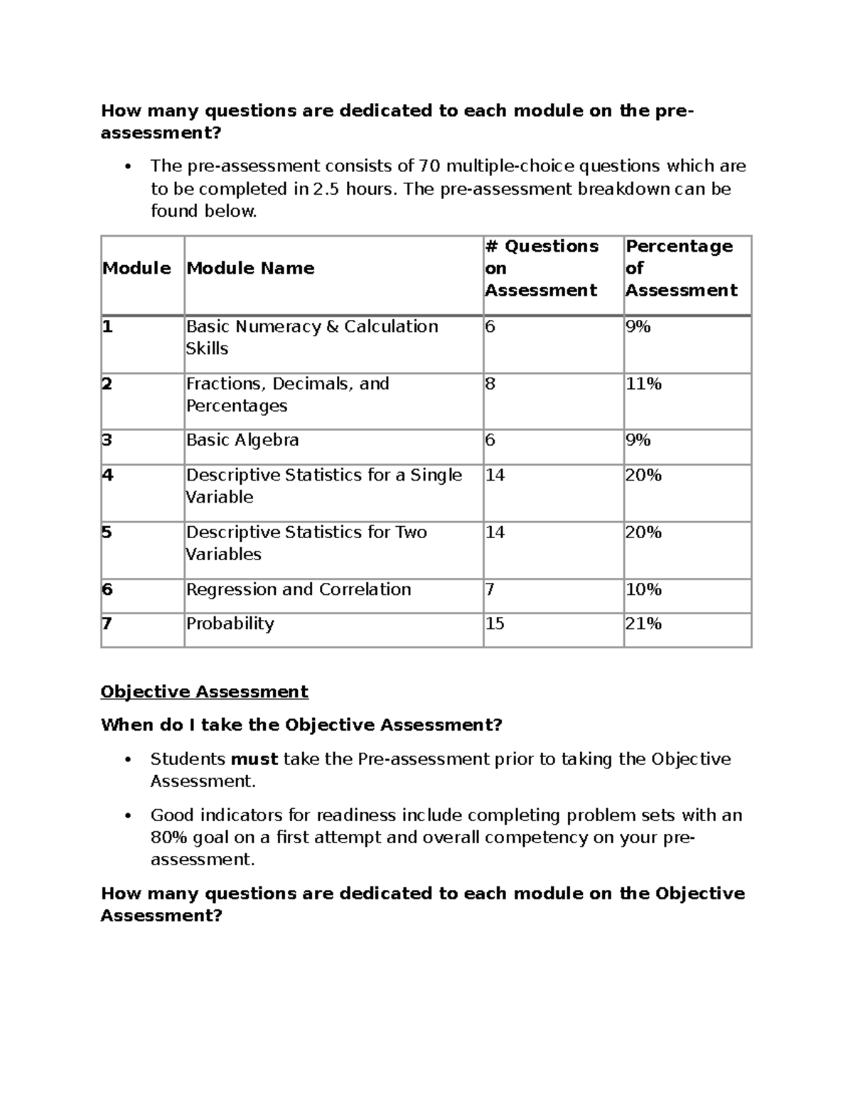 C784 Pre-Assessment Questions Breakdown and Guidelines - Studocu