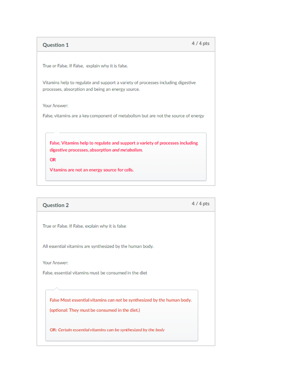 Biod 121 Final Exam 4 Practice Problems and Solutions - Studocu