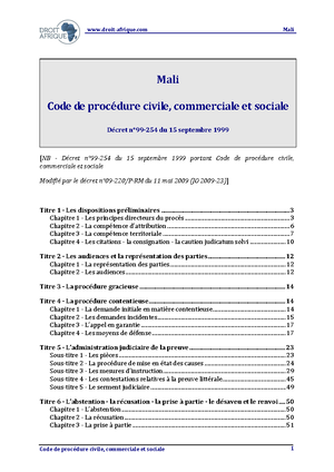 Mali - Code travail - Decret application - Mali Décret d’application du ...