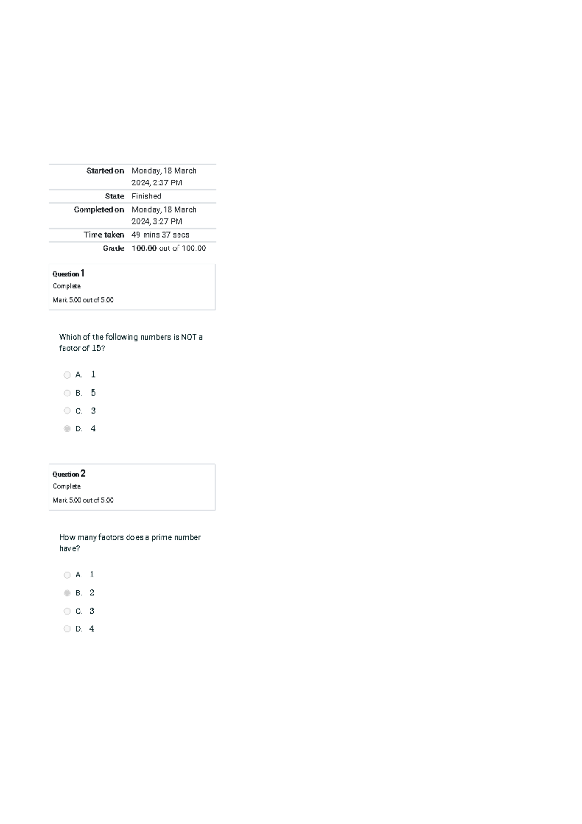 Assessment 2 Review for BNU1501-24-S1: Results & Questions Analysis ...