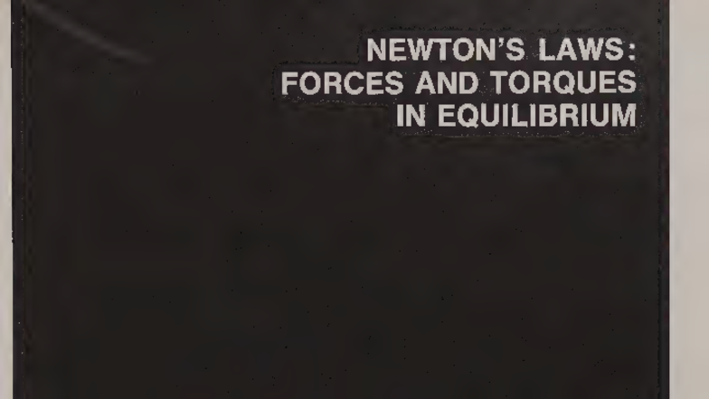 LAWS: FORCES AND TORQUES IN EQUILIBRIUM - MCKELVEY FISICA - Studocu