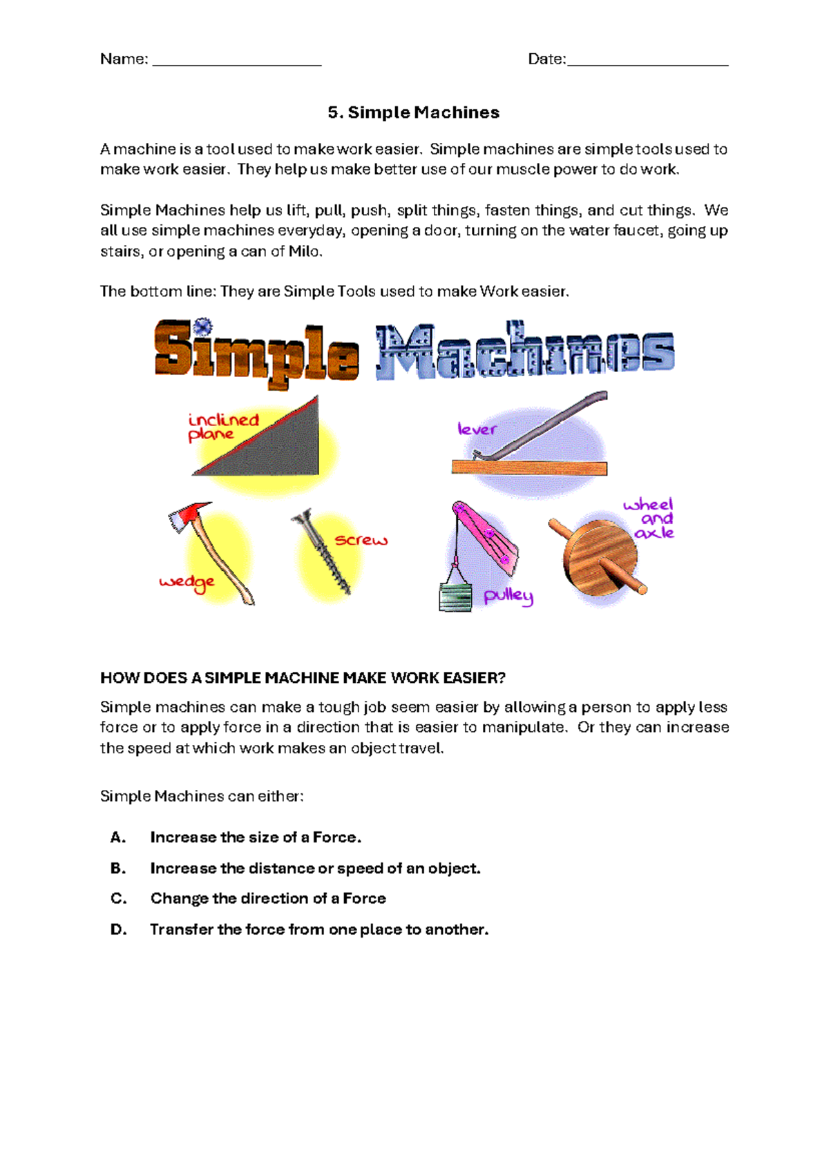 Understanding Levers: Types, Mechanics, and Advantages (Science 7 ...