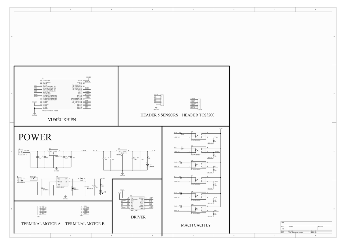 STM32F103C8T6 Circuit Design with TCS3200 Sensors - Studocu