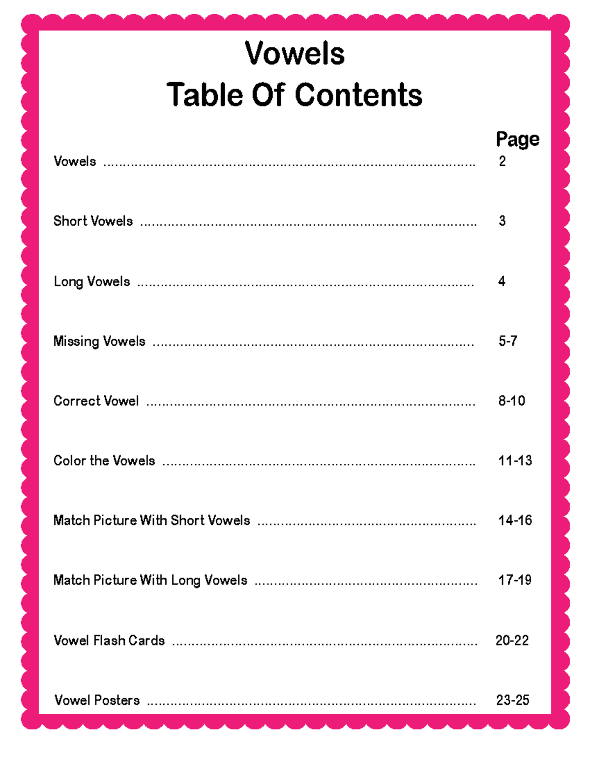 15. Vowels: Short and Long Vowel Activities and Exercises - Studocu