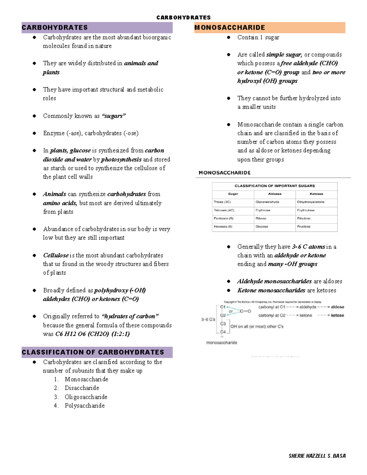 Carbohydrates - carbs - CARBOHYDRATES Carbohydrates are the most ...