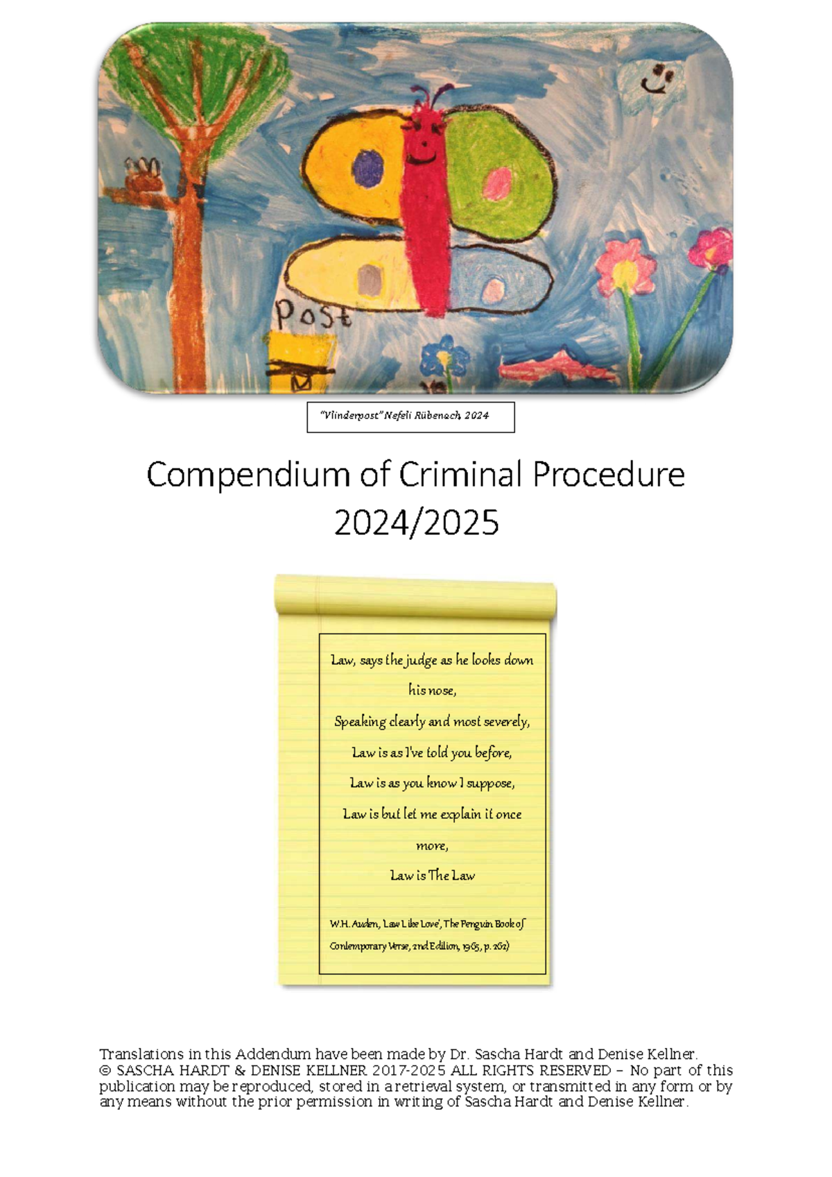 Compendium of Criminal Procedure Law (2024) - Nefeli Rübenach - Studeersnel