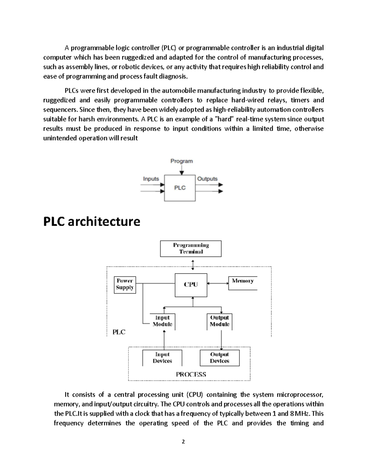 Unit 2 MCTS - PLC Fundamentals and Control Logic Notes - Studocu