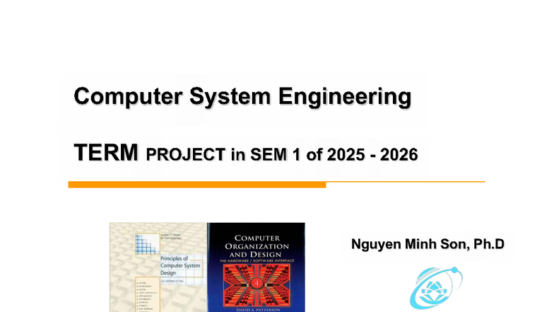 Computer System Engineering TERM PROJECT Schedule SEM 1 2025-2026 - Studocu