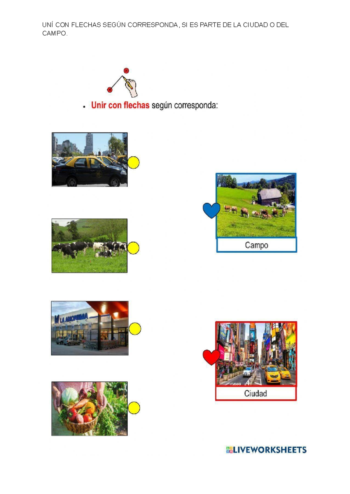 Actividad adaptada sobre el campo y la Ciudad - Ciencias Sociales - UNÍ ...