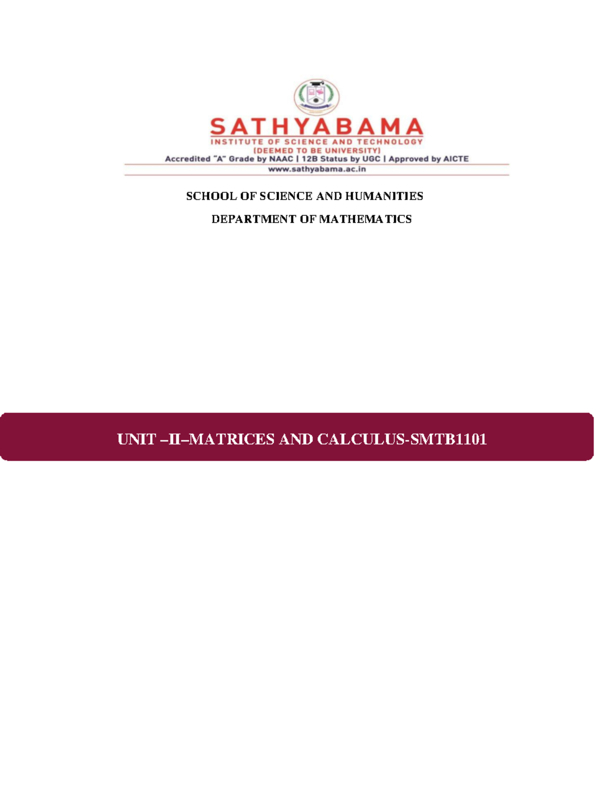 Curvature and Radius of Curvature in Plane Curves - SMTB1101 Unit 2 - Studocu