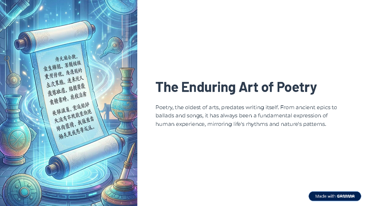 The Enduring Art of Poetry: Exploring Poetic Expression and Devices ...