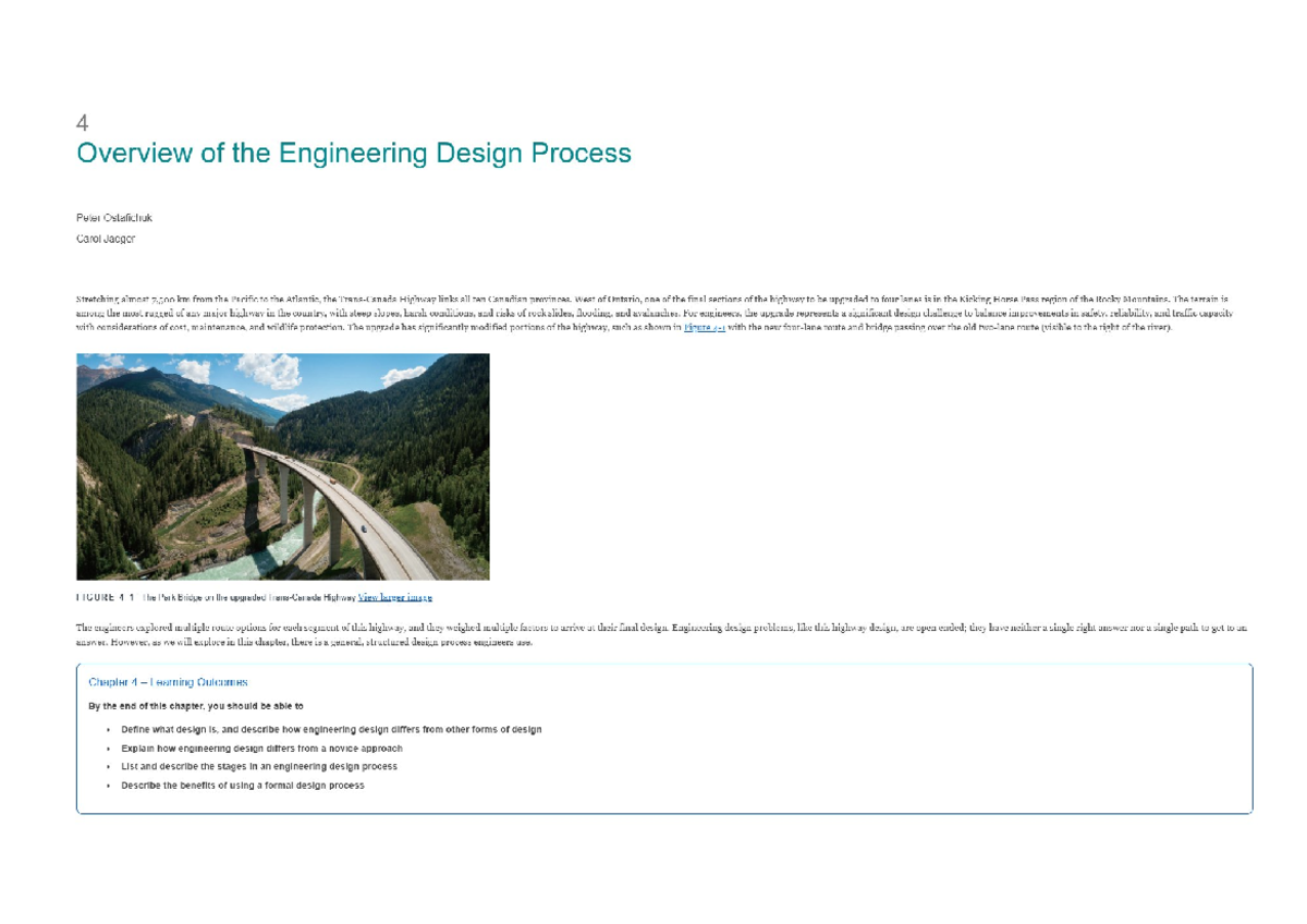 ENGR 101: Overview of the Engineering Design Process and Its Applications - Studocu