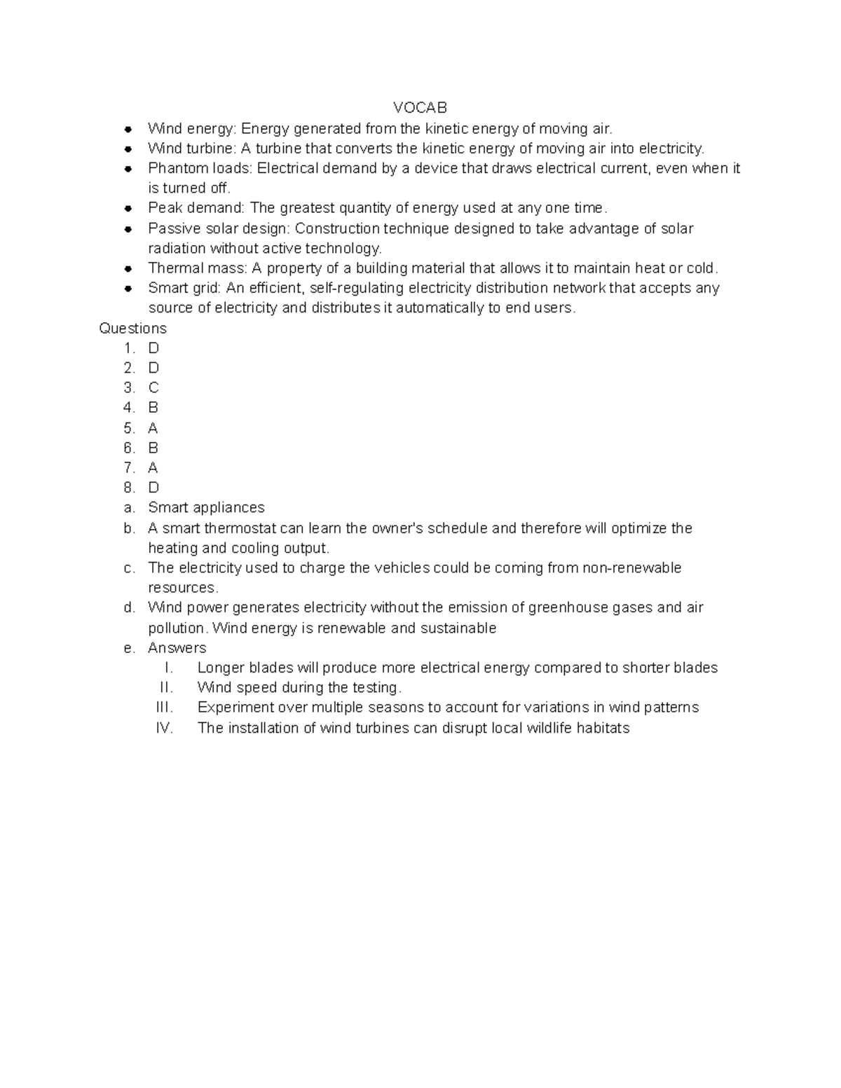 Module 40: Wind Energy Concepts and Smart Grid Insights - Studocu
