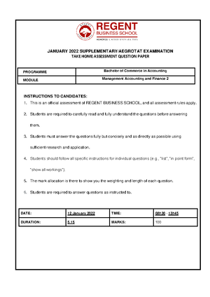 [Solved] Explain each of the segments of SCOA - Management and ...