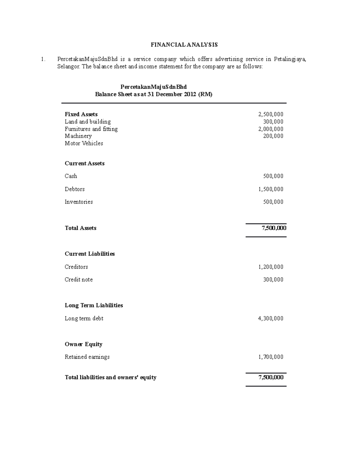 Financial Statement Analysis (FIN 301): A Comprehensive Tutorial - Studocu