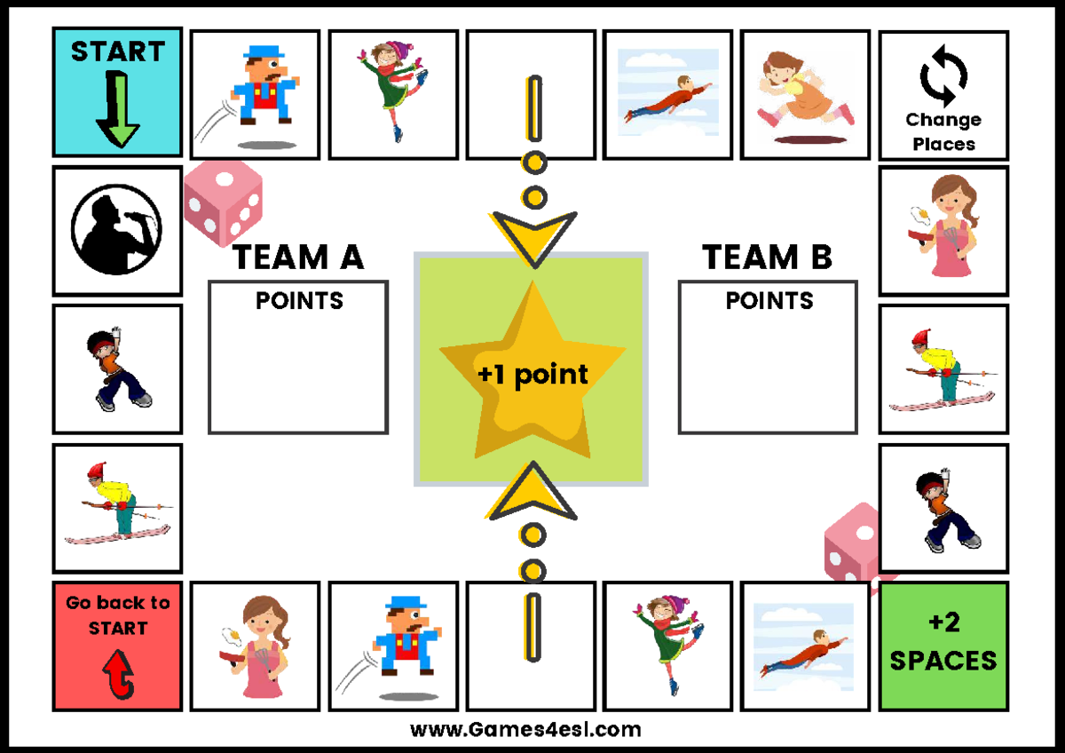 Can Cant Board Game - Para la practica en clase - Nivel 9 ingles ...