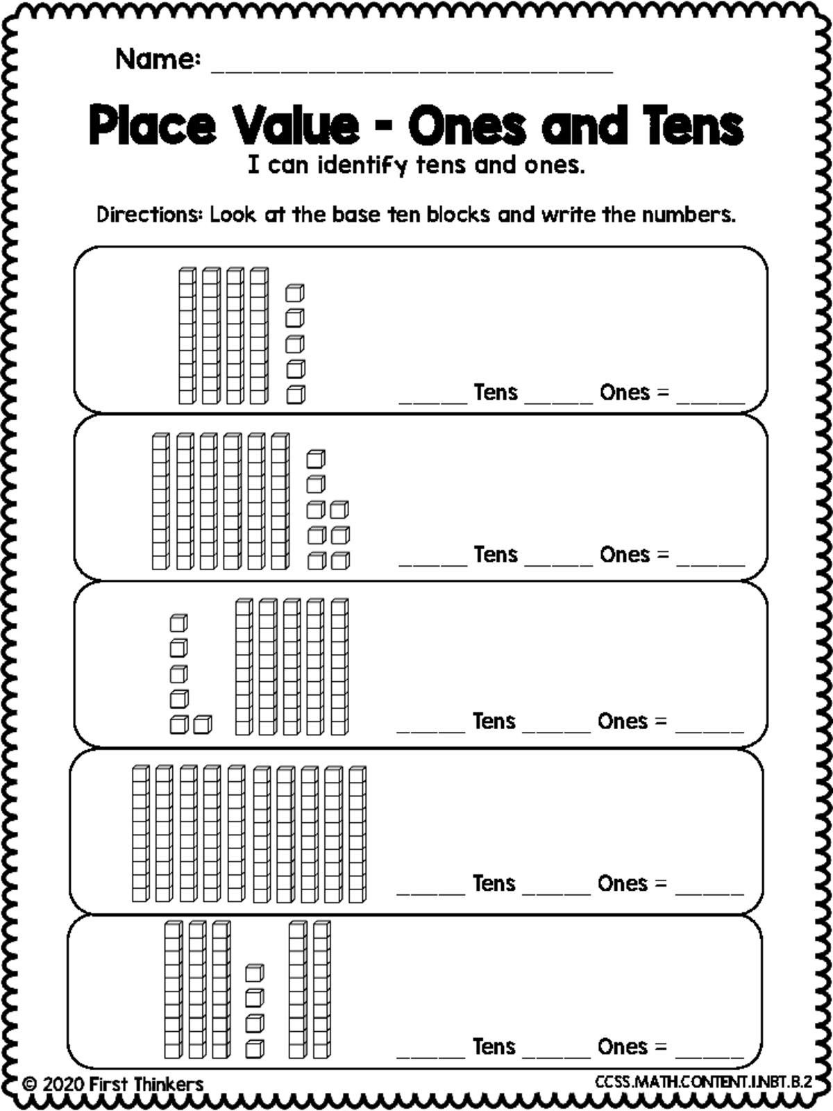 Quiz1 revision sheet - Assignment - Grade 8 Math - Place Value – Ones ...