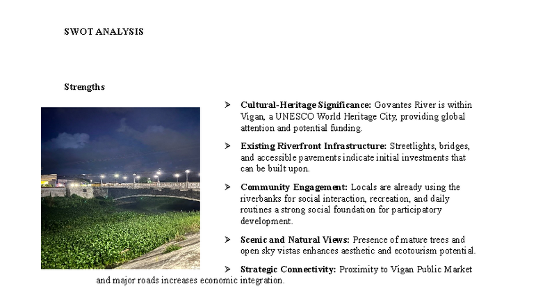 SWOT Analysis of Govantes River: Strengths, Weaknesses, Opportunities ...