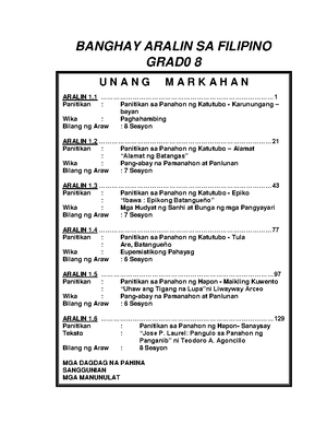 Lathalain Example - Summary Journalism - Filipino 11 - Studocu