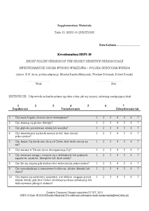 Kwestionariusz SOC-29 I Normy stenowe dla Kwestionariusza SOC Antonovsky - KWESTIONARIUSZ ...