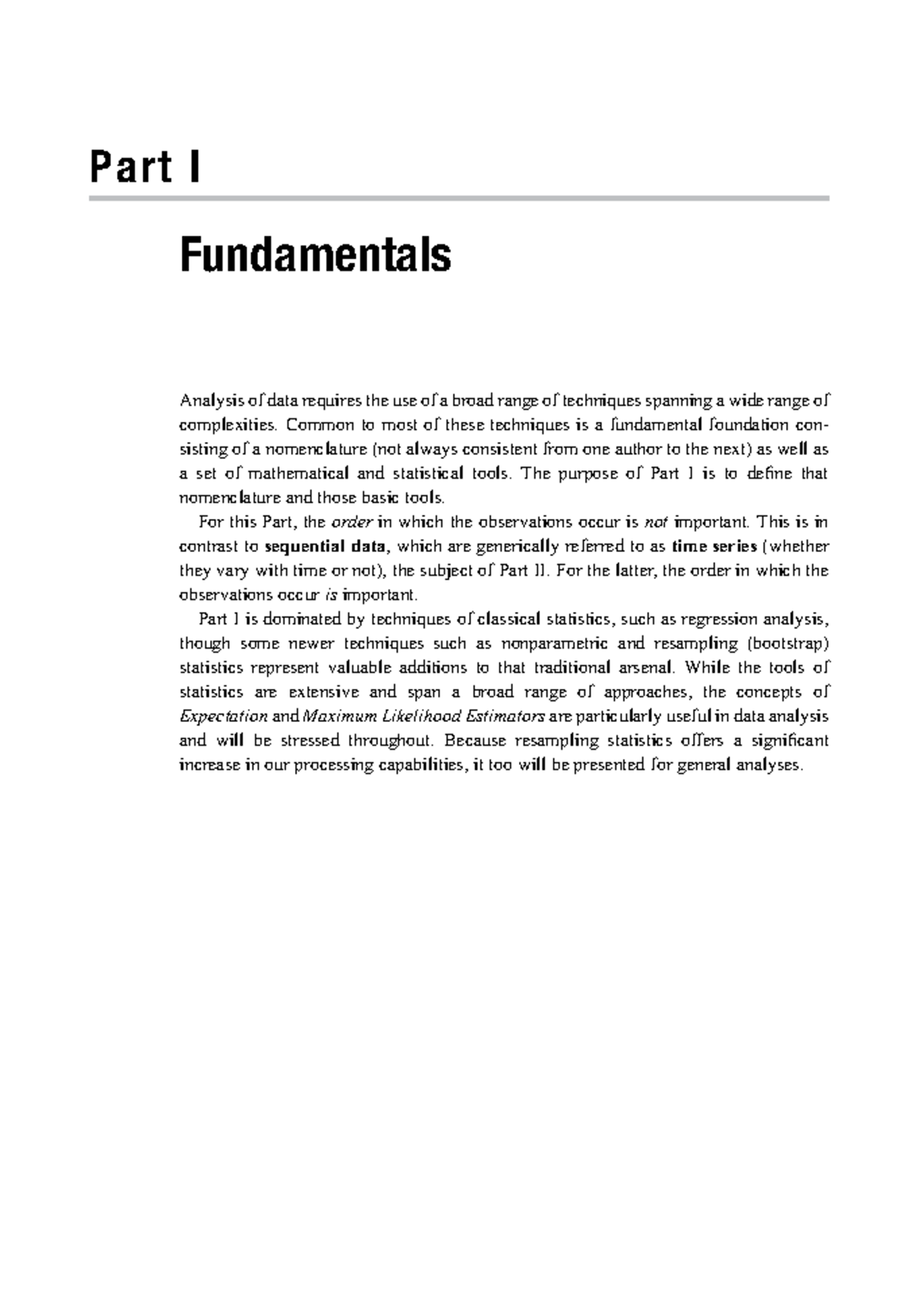Quantitative-analysis-7 - Part I Fundamentals Analysis of data requires ...