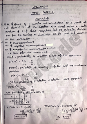 BCS301 Model Question Paper 1 with Solutions - Model Question Paper-I (CBCS Scheme) USN Third ...
