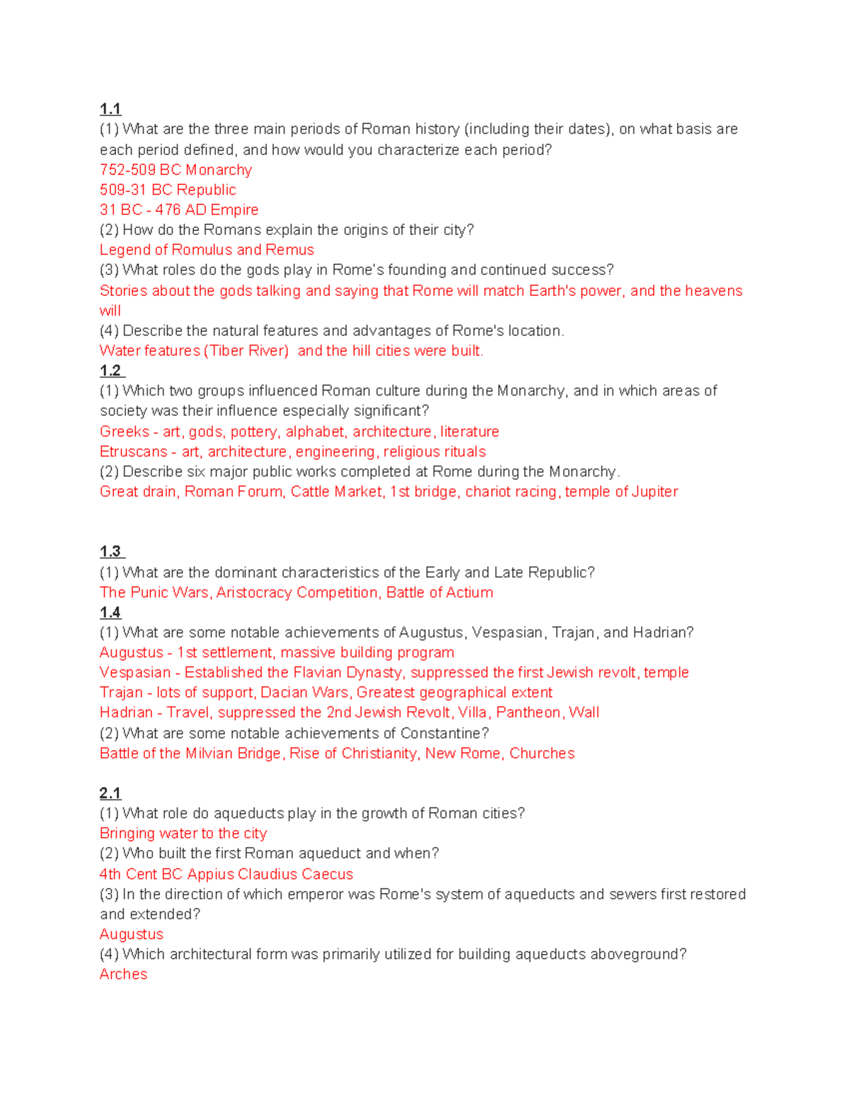 Roman History Overview: Periods, Achievements, and Society Insights ...
