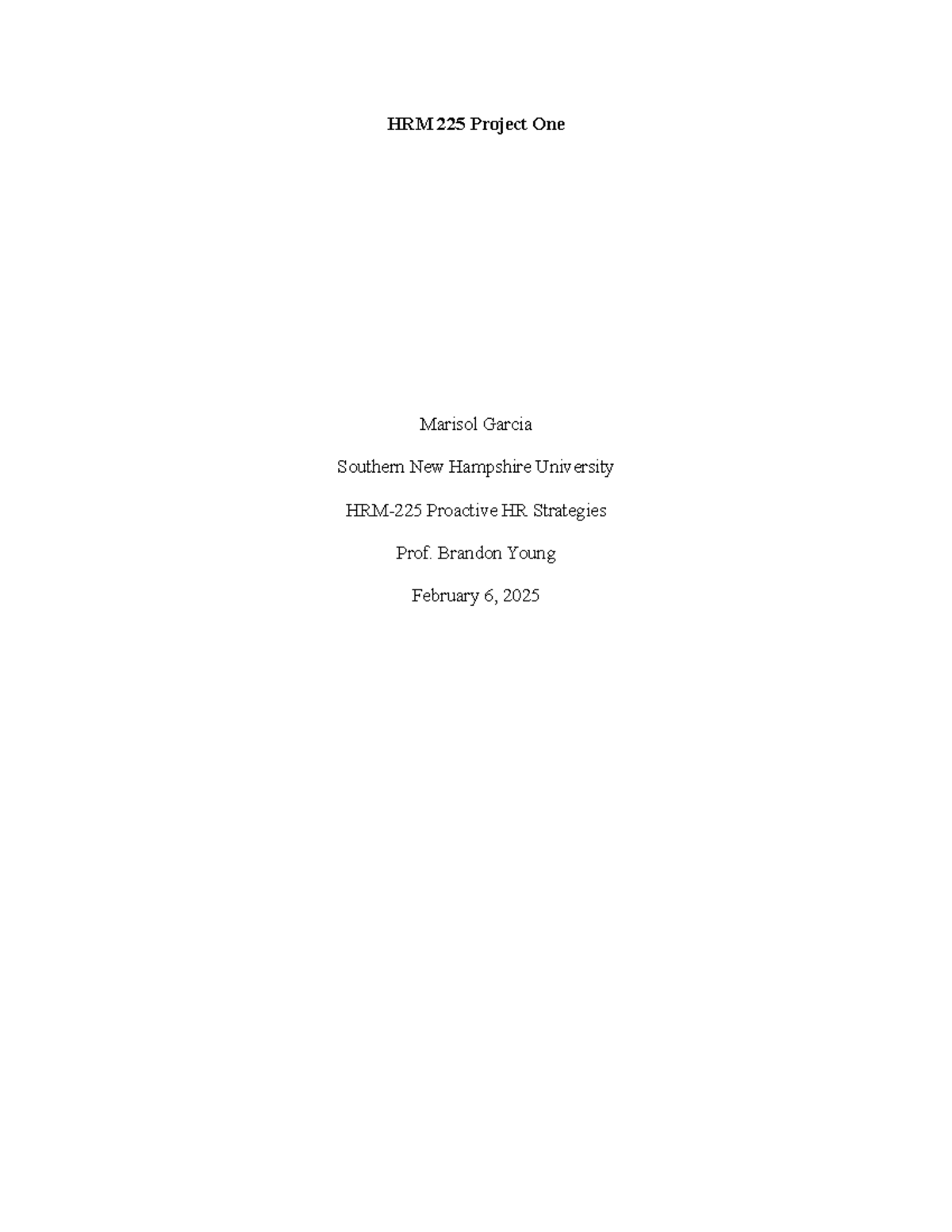 HRM 225 Project One: Memo on FLSA Compliance Risks and Strategies - Studocu