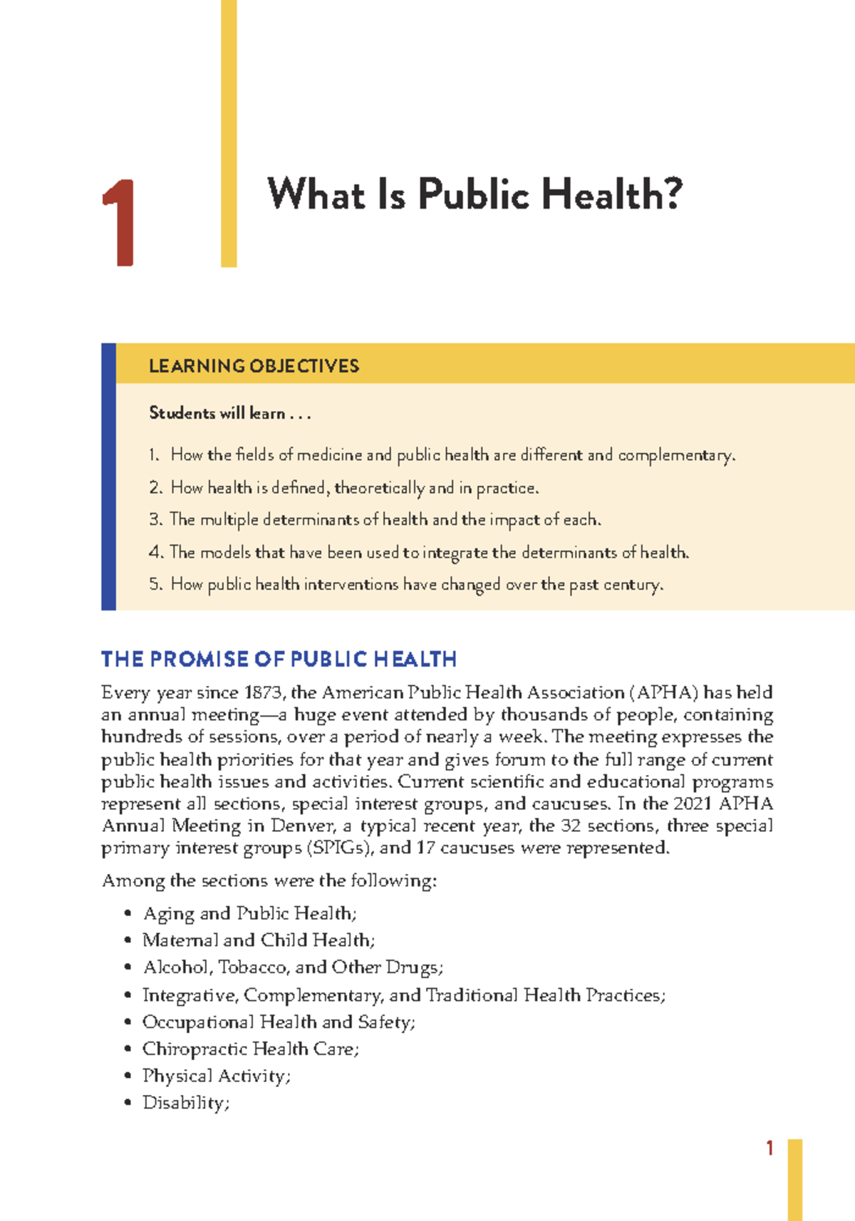 Introduction to Public Health: Foundations of Health Promotion and ...