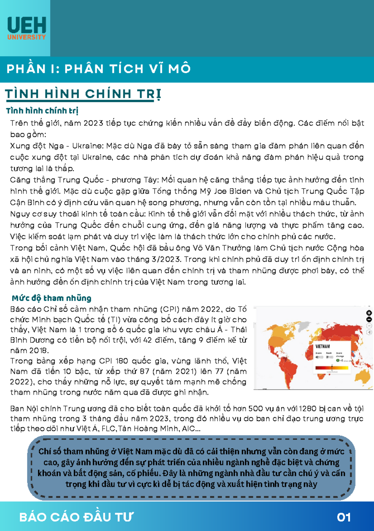 Analytist 2 - Phân tích vĩ mô và phân tích ngành - PHÂ N I: PHÂN TÍCH ...