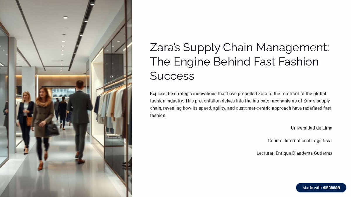Zaras Supply Chain Management: The Engine Behind Fast Fashion Success ...