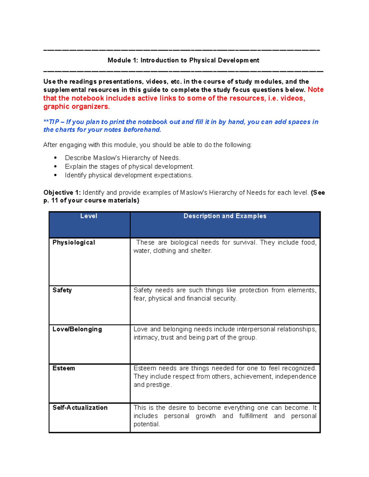 Module 1 Notebook - 1