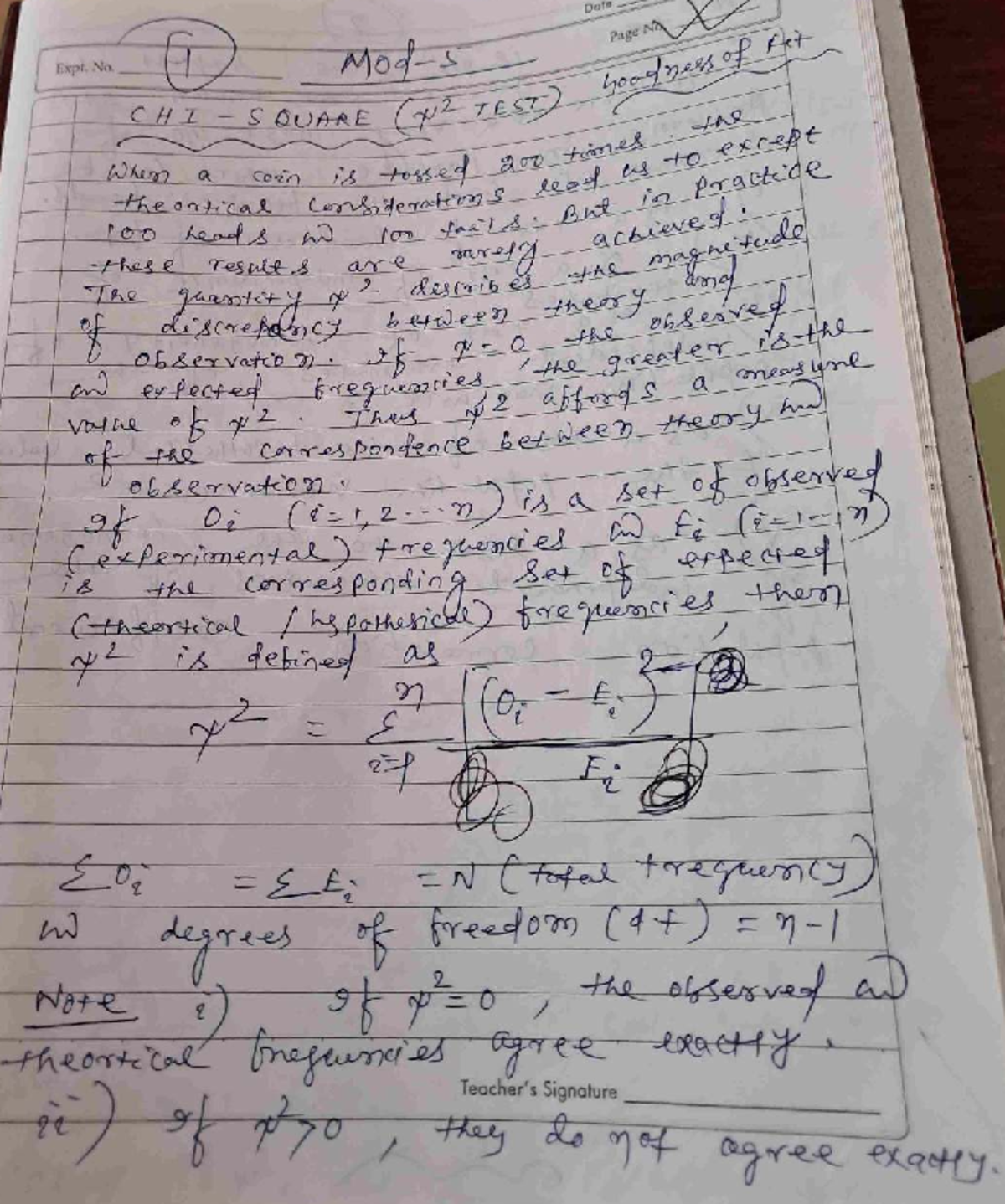 Chi-Square Test & Hypothesis Testing (Stat 101) - Studocu