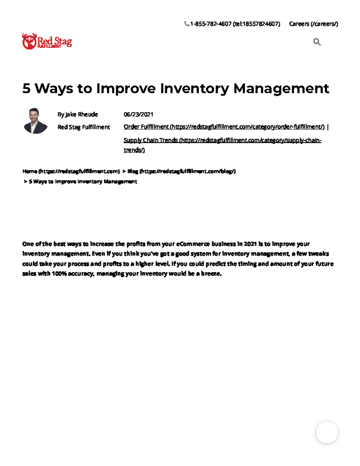 5 Ways to Improve Inventory Management Red Stag Fulfillment - 5 Ways to ...