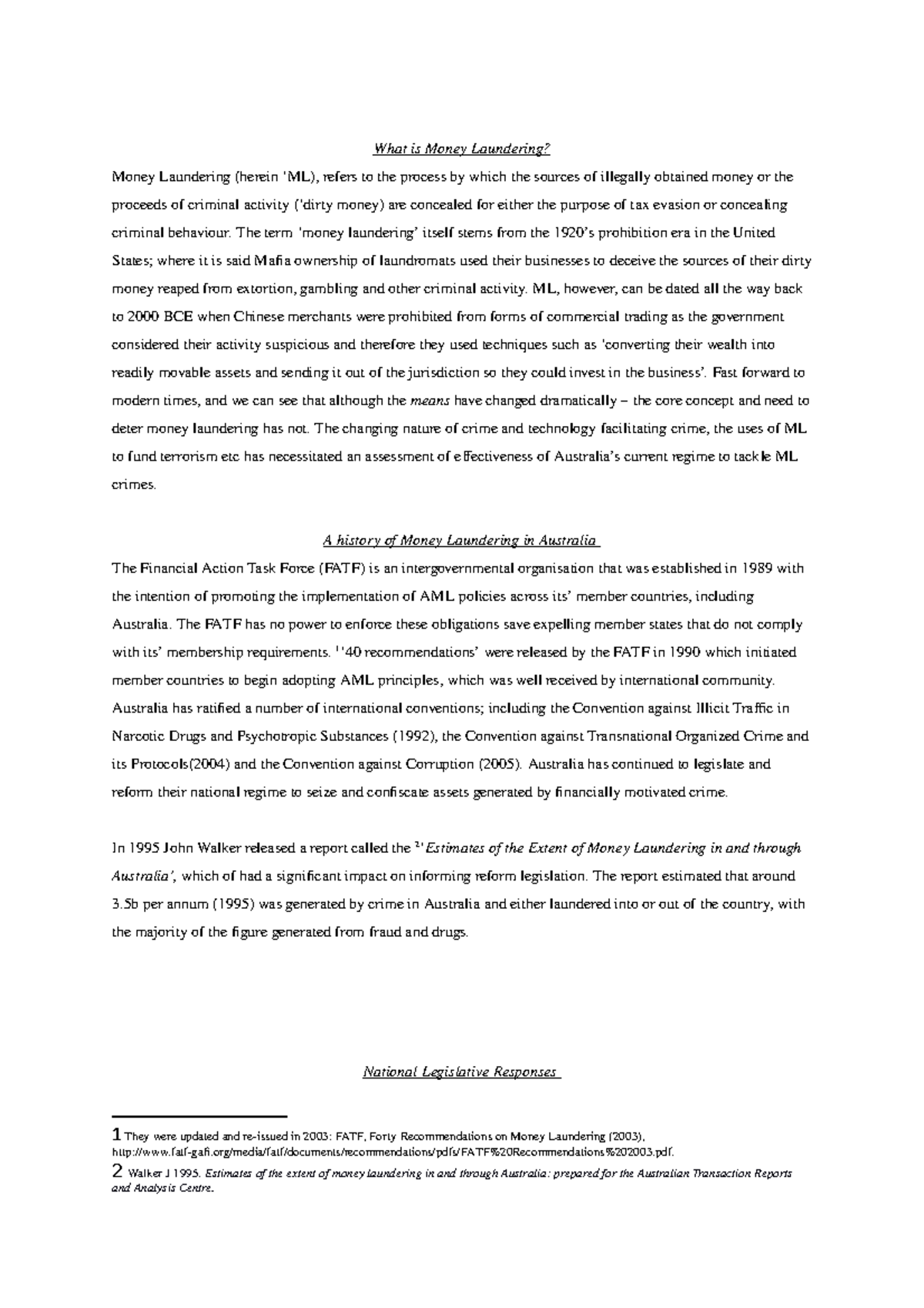 AML 101: Comprehensive Analysis of Money Laundering Processes and Laws ...