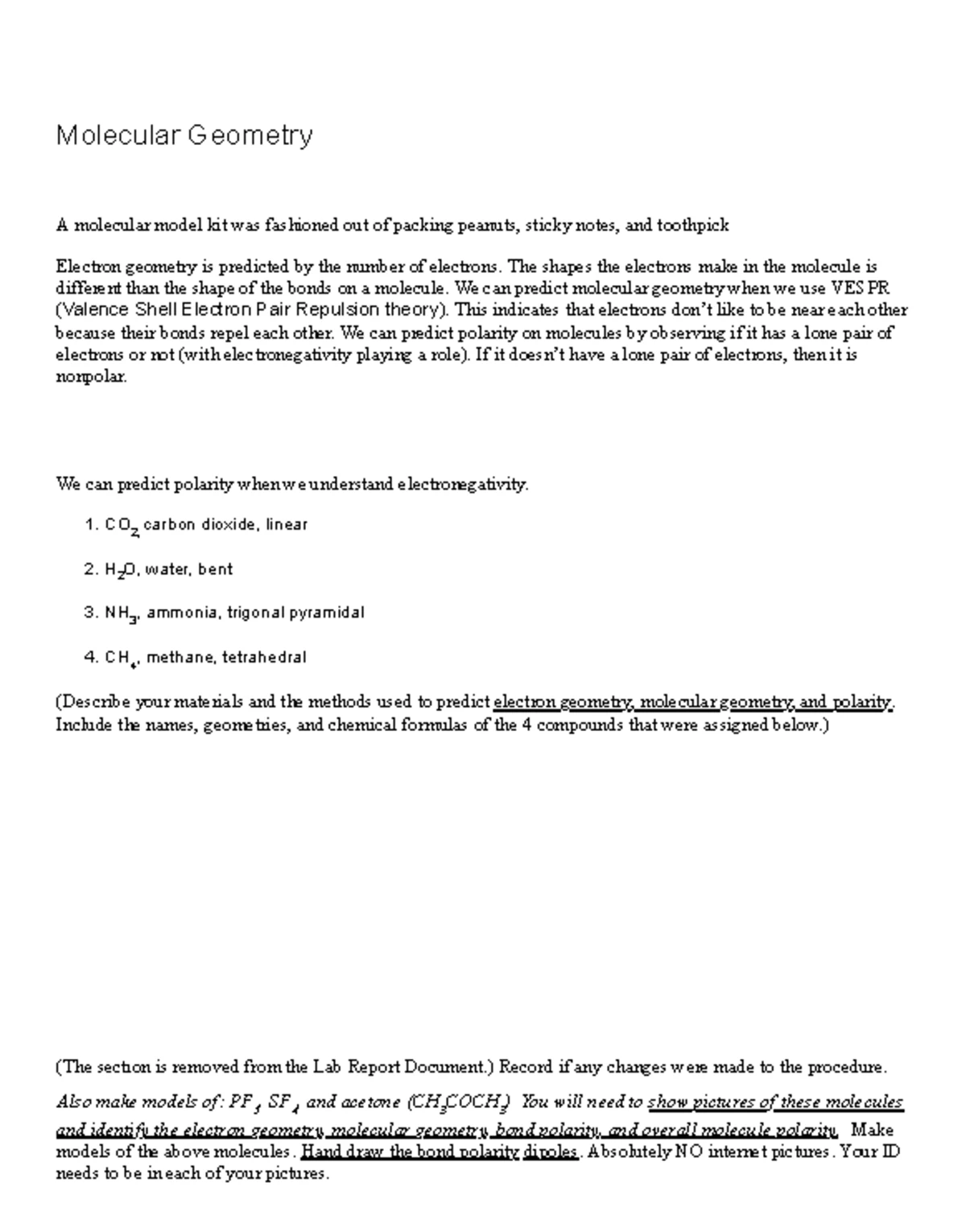 HHC Experiment 3: Qualitative Observations of Candle Combustion - Studocu